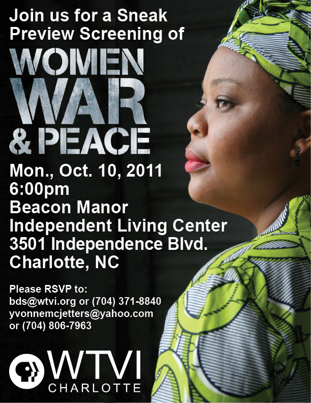 WTVI Charlotte - News: Women, War & Peace, a new 5-part series ...