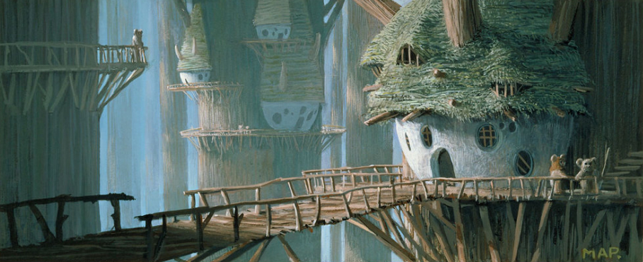 STAR WARS AFICIONADO WEBSITE: ROTJ AT 30: UP ABOVE THE WORLD SO HIGH...