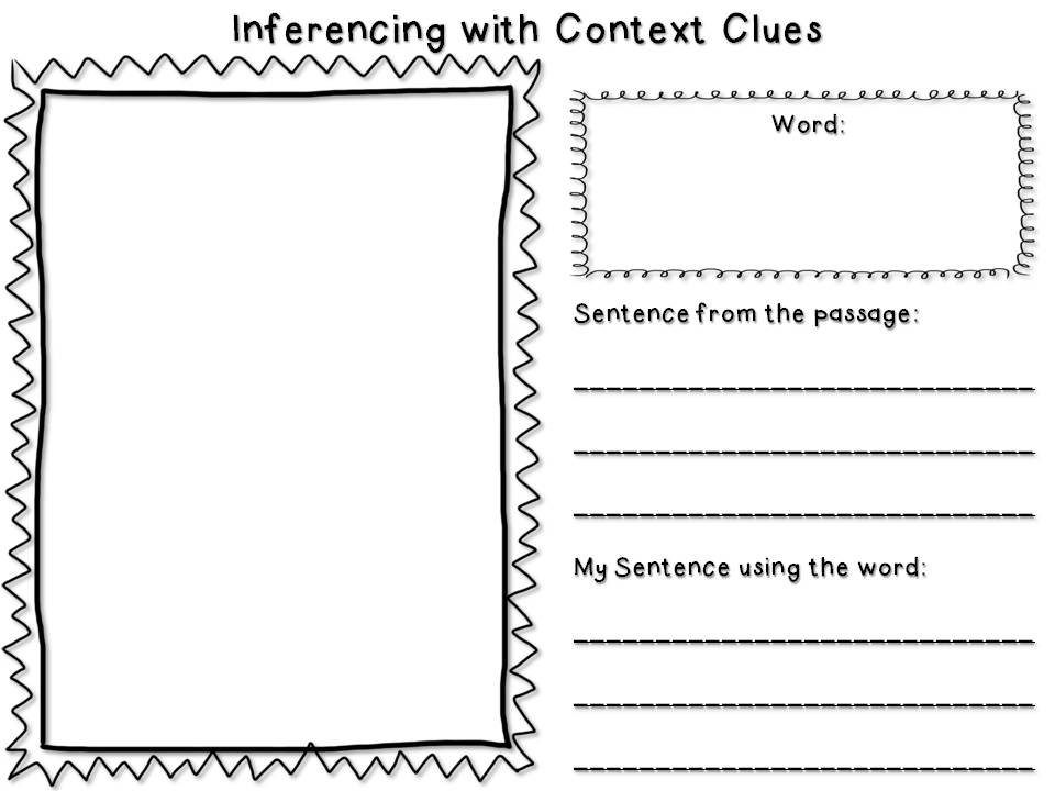 Collaboration Cuties: Friday Freebie- Inferencing using Context Clues