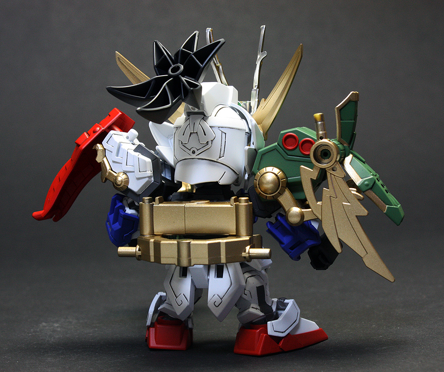 GUNDAM GUY: SD BB Legend Strike Ryubi Gundam - Painted Build