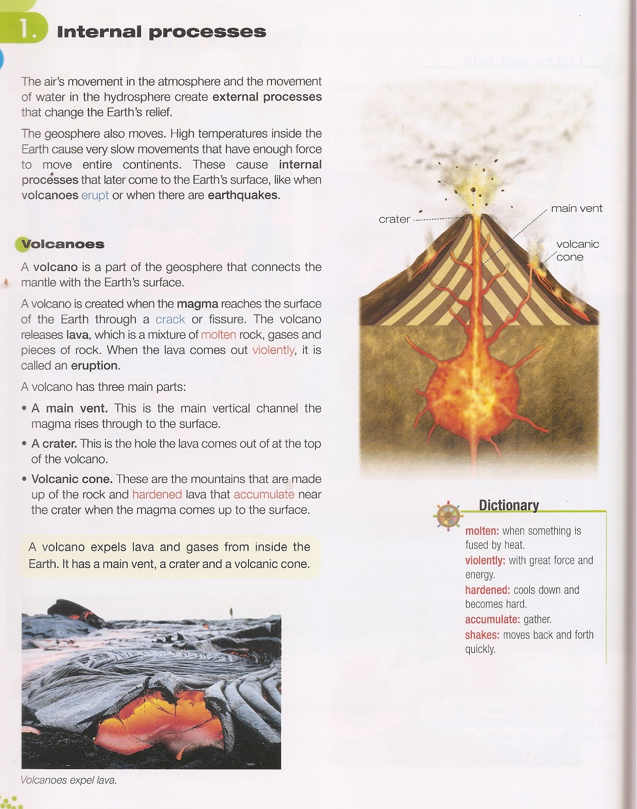 Science Blog for Andalucia School: Internal and External Processes of ...