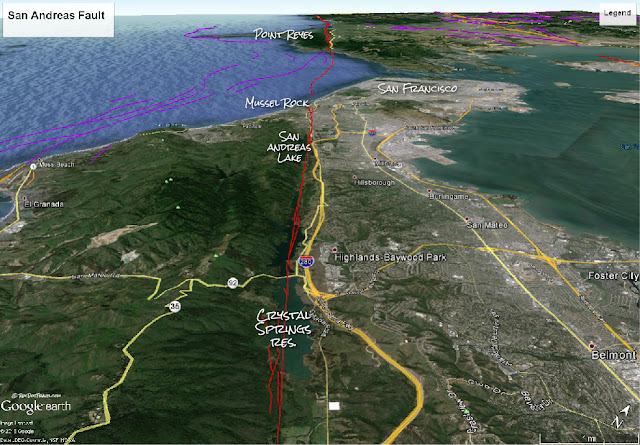 The San Andreas, San Francisco Area