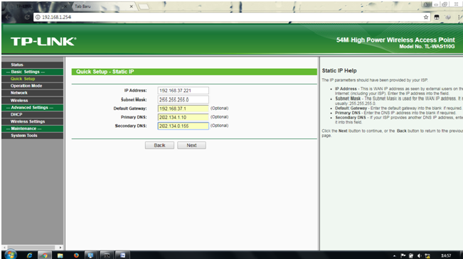 Cara Setting Access Point TP-LINK Dengan Mudah - Amink web