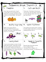 Fun Games 4 Learning: Halloween Math Freebies