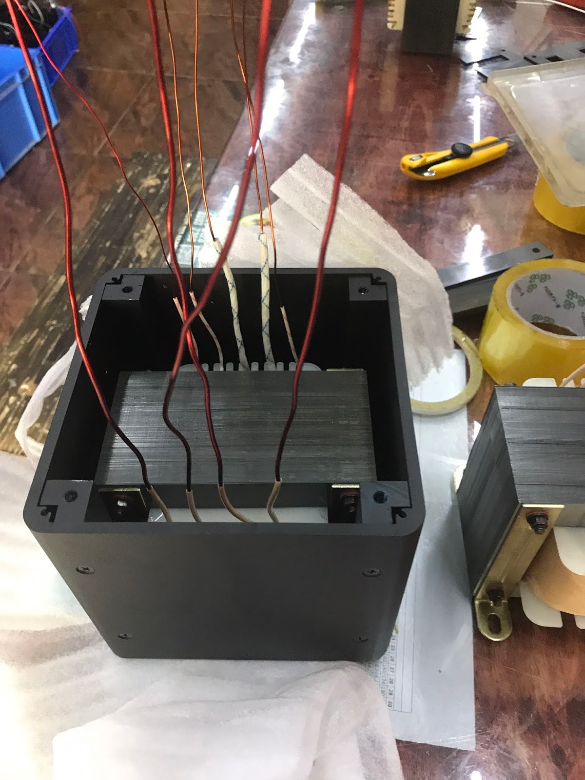 J&K Audio Design: Potting Transformer