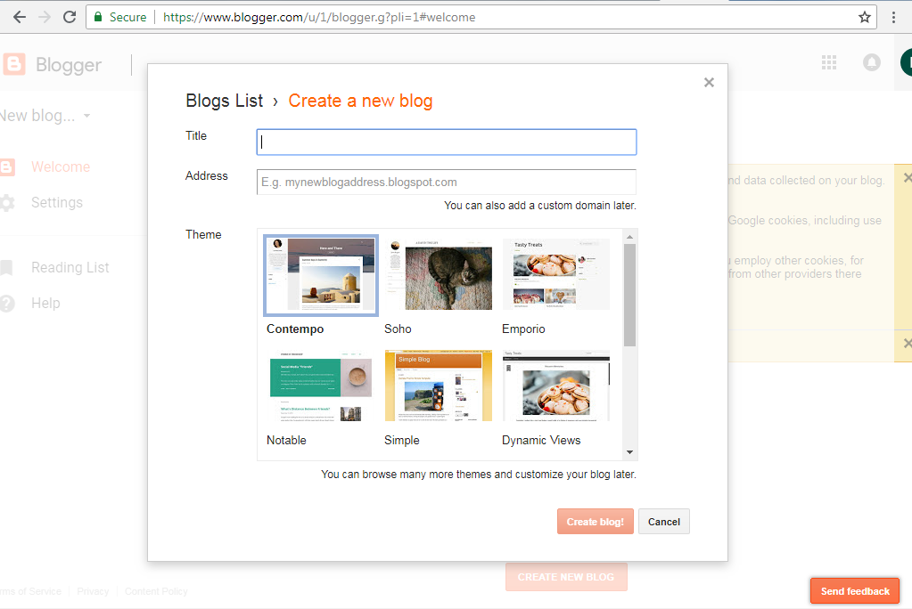 How to Make Your own Blog?