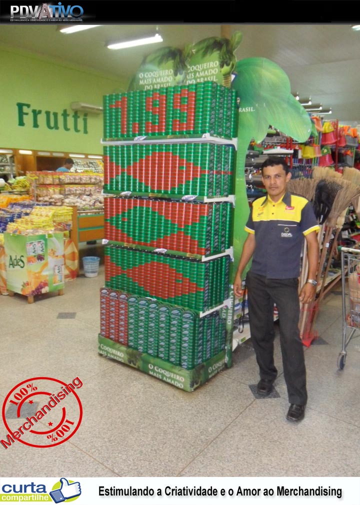 Trabalho de Merchandising Sardinha Coqueiro ~ PDV Ativo