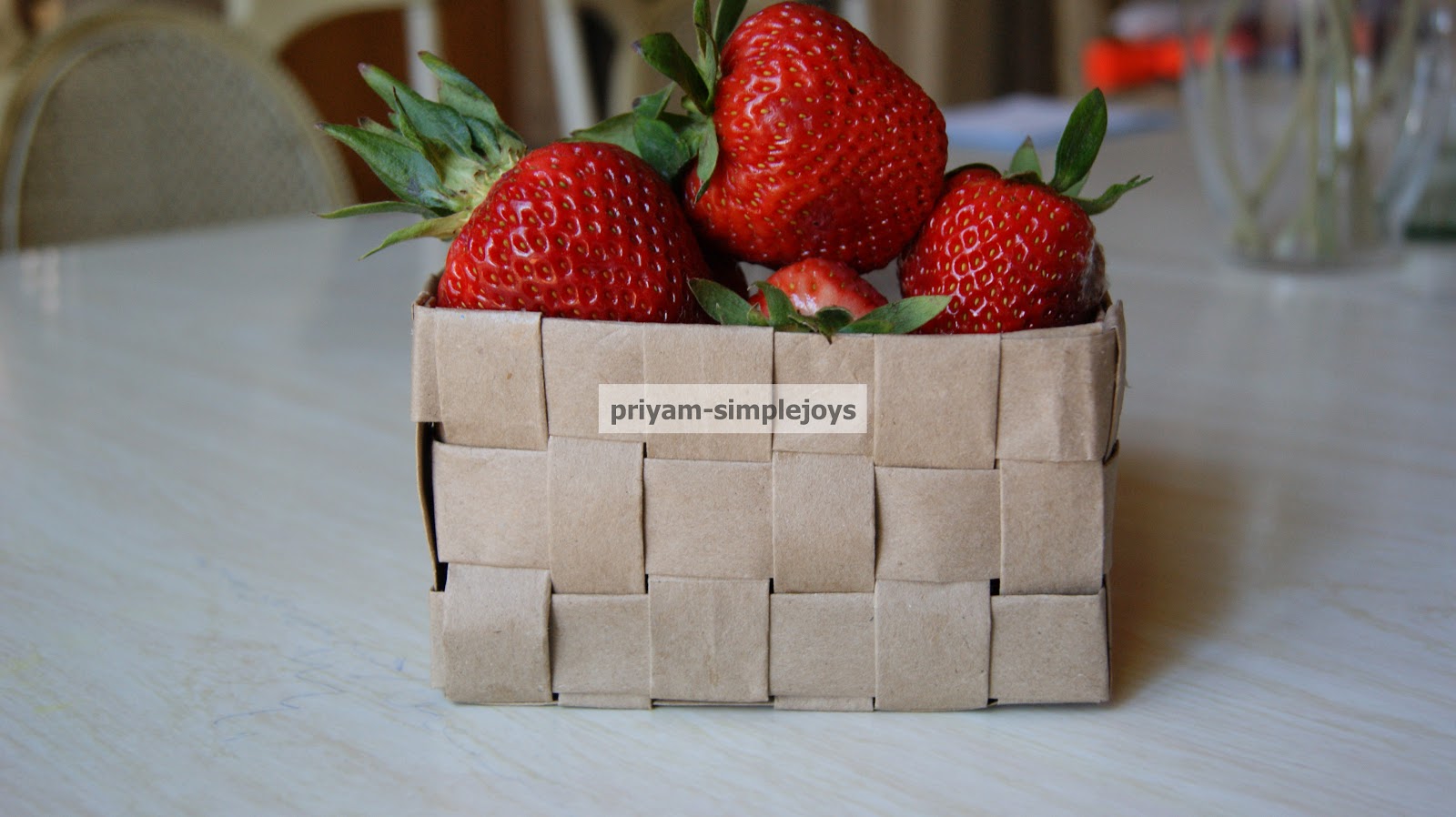 SimpleJoys: Brown Paper Bag Basket