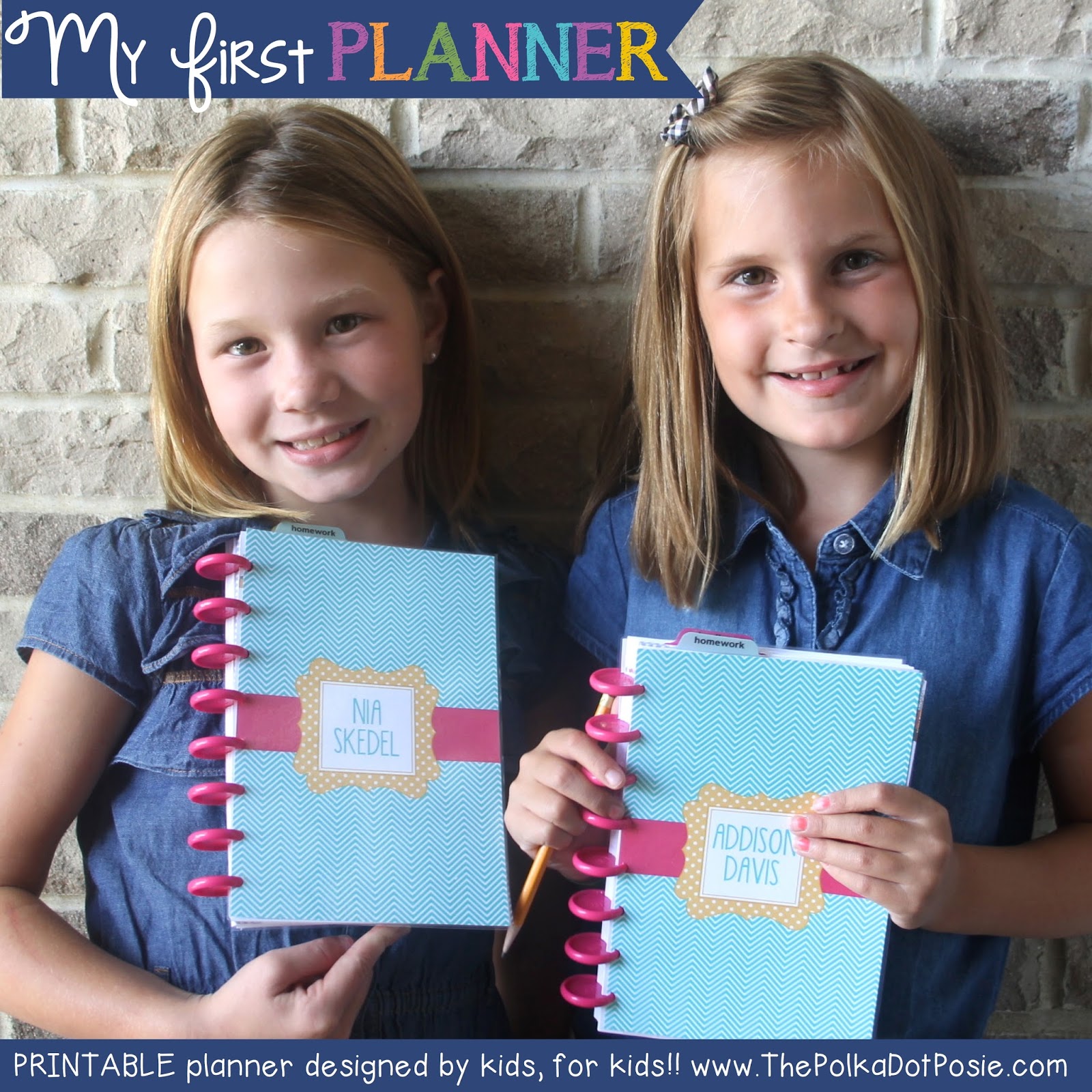 The Polka Dot Posie: Introducing: My First Planner