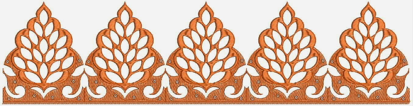 EmbDesignTube: Fancy Lace Embroidery Sequins Designs