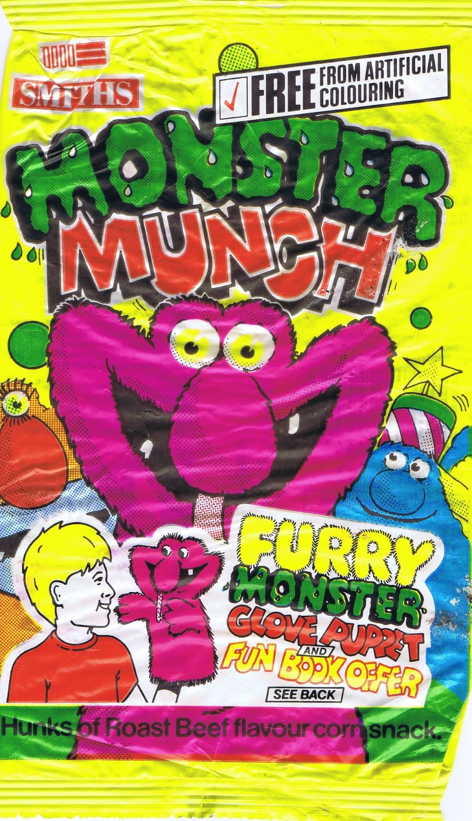 The Monster Munch Collection: Monster Munch Furry Monster Glove Puppets