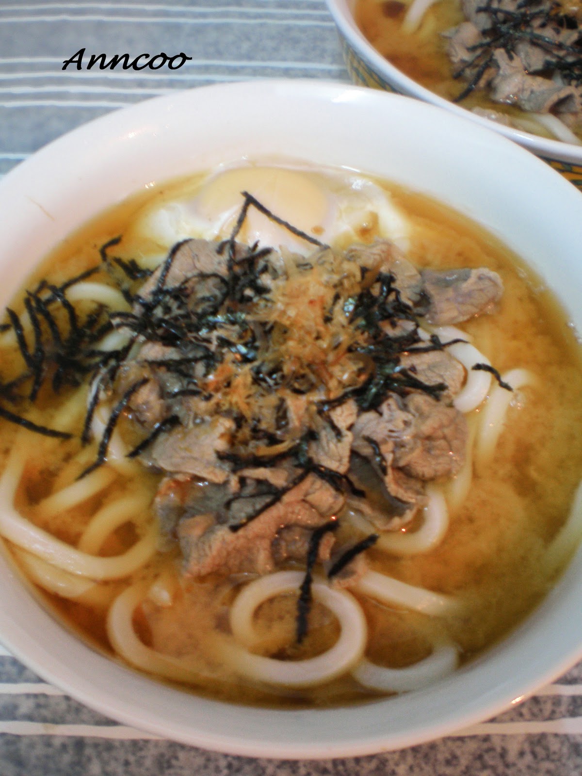 Karubi (beef) Udon - Anncoo Journal