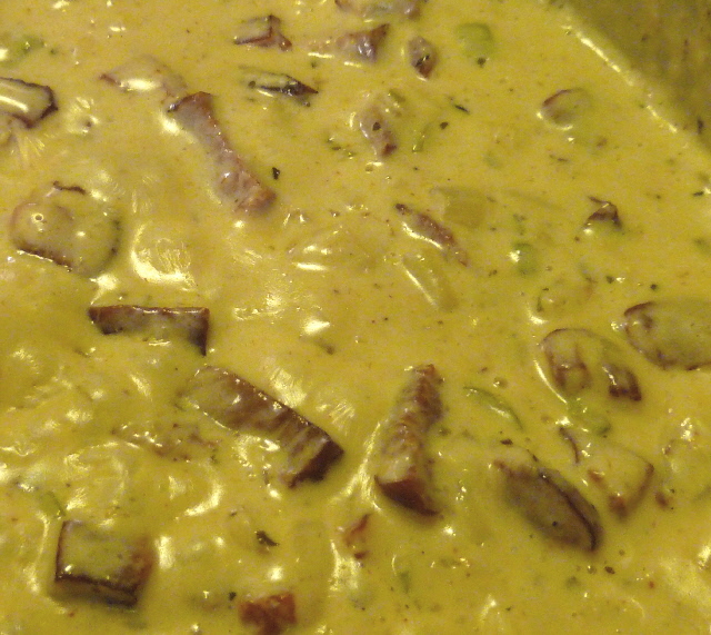 Ms. enPlace: shrimp and tasso pasta