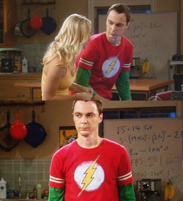 Sheldon The Flash Distressed Logo T-Shirt From Big Bang Theory - The ...