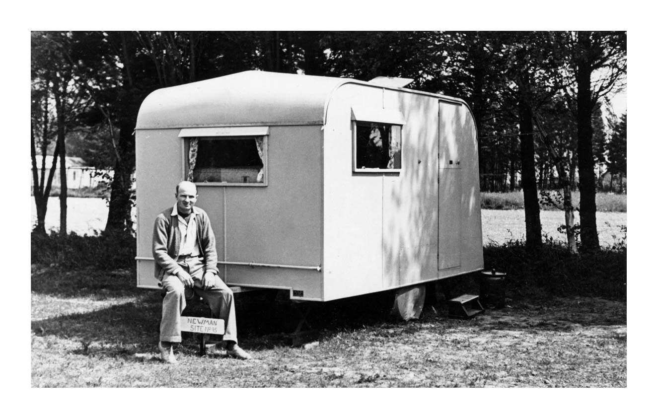 Latticed Window: One man and his caravan