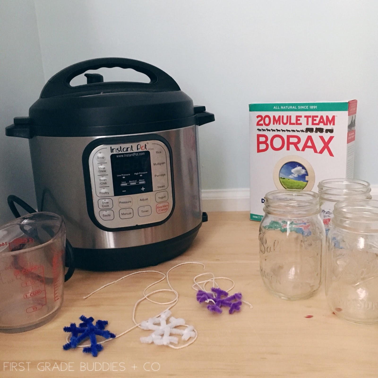 Simple Science: Crystal Snowflakes | First Grade Buddies