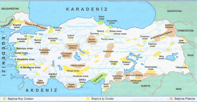 Türkiye Ova ve Platoları