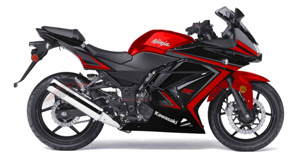 Modifikasi Ninja 250 FI Merah