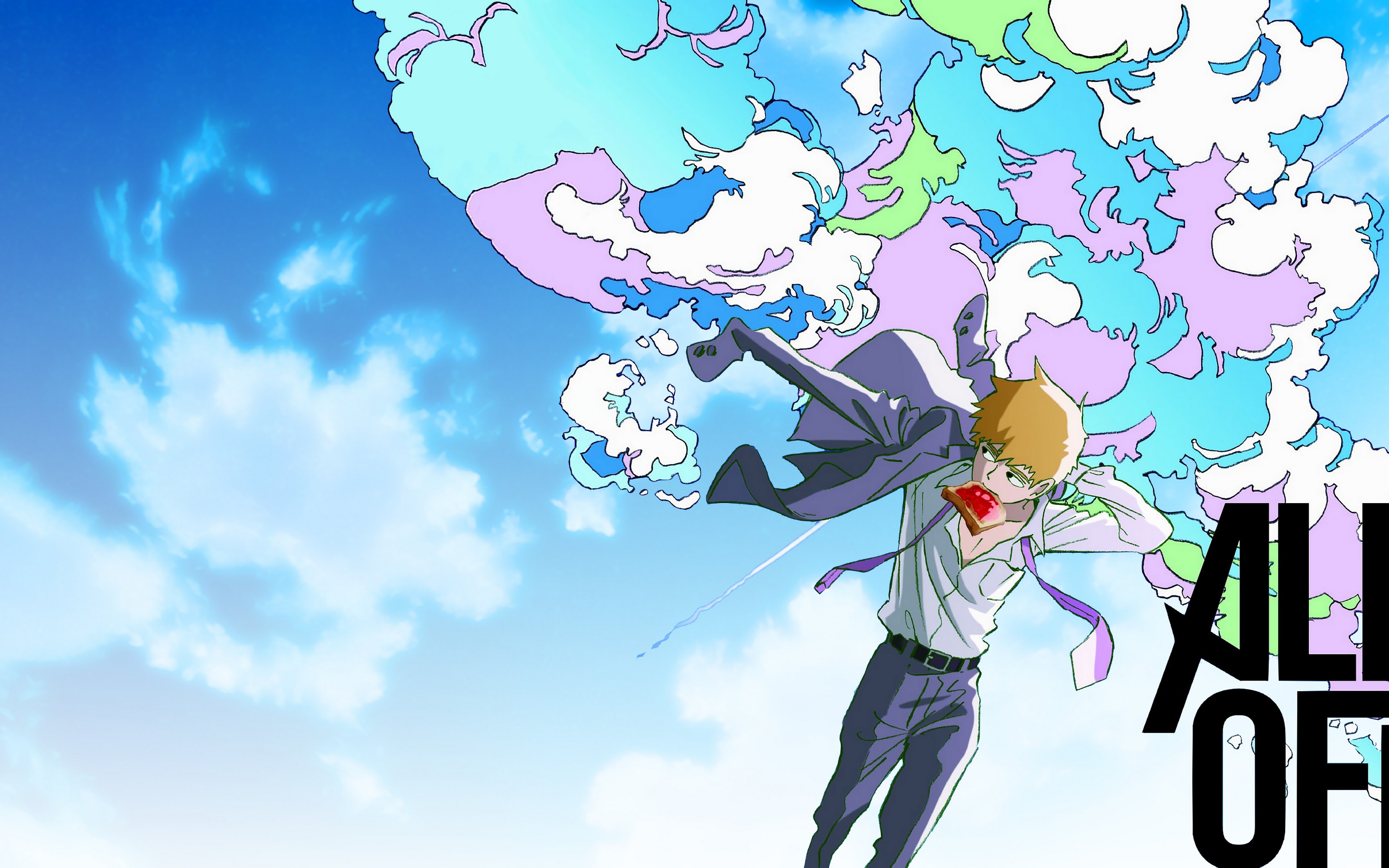 Arataka Reigen, Mob Psycho 100, 4K, 3840x2160, #17 Wallpaper PC Desktop