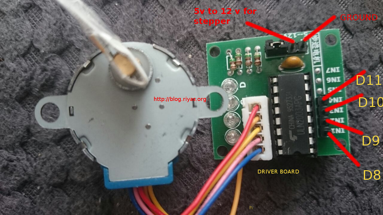 Learn On The Fly Simple And Quick Way To Test A 28byj 48 Stepper 1862