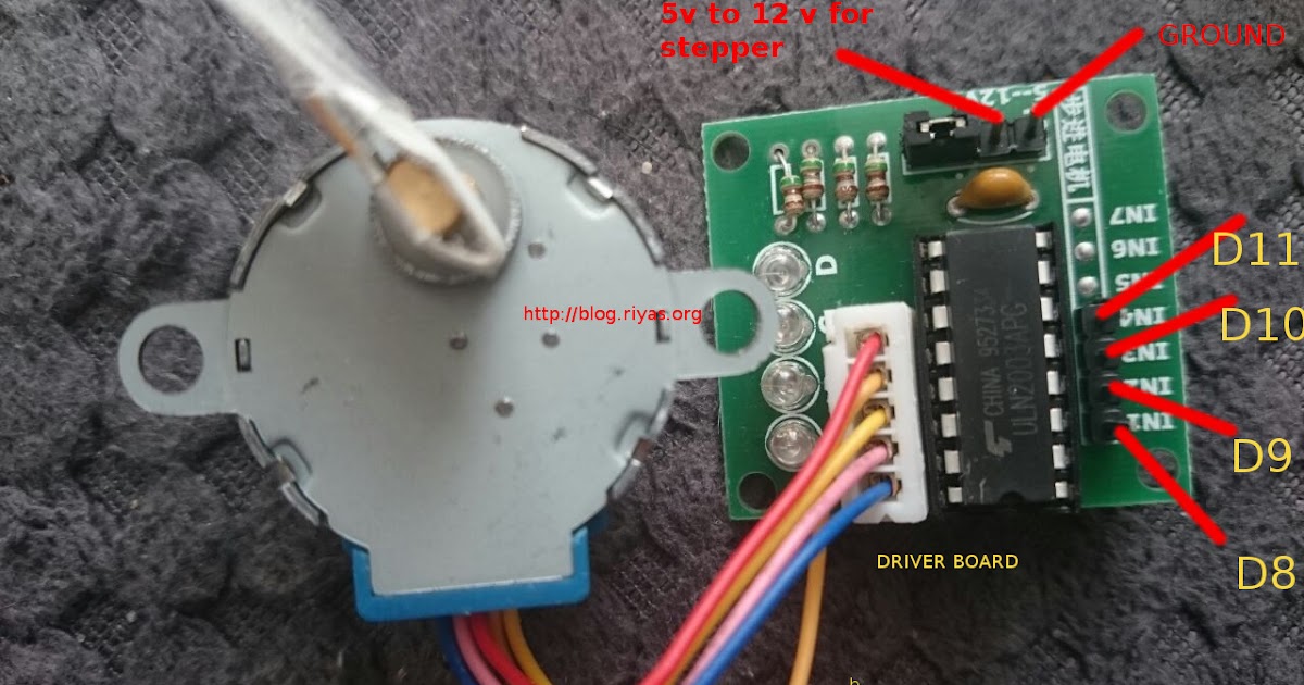Learn on the fly : Simple and quick way to test a 28BYJ-48 Stepper ...
