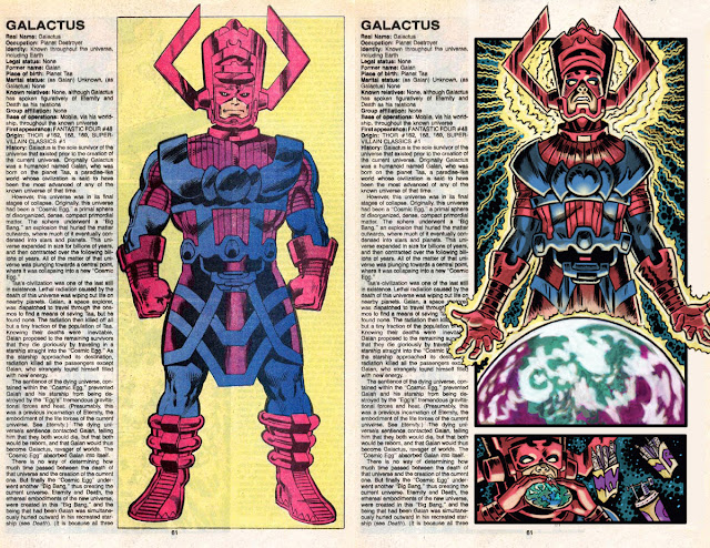 The Official Handbook to the Marvel Universe - REDUX Edition: GALACTUS ...