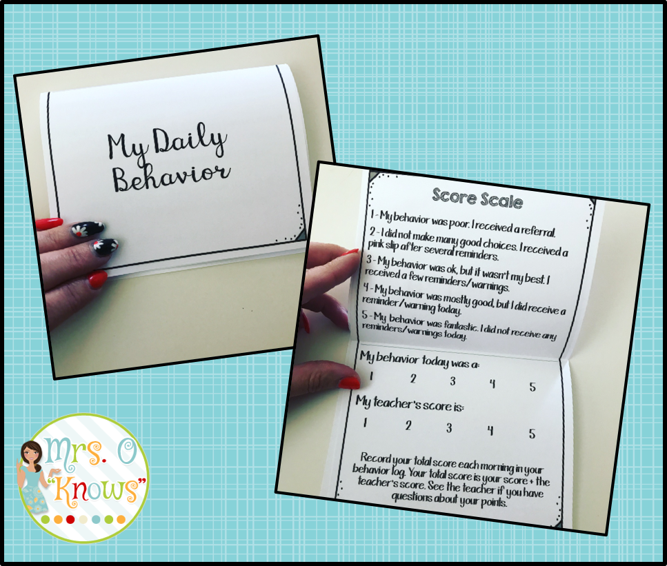 Accountable Behavior for Upper Elementary Classrooms - Mrs. O Knows
