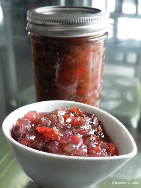 Relish de concombres - Jasmine Cuisine