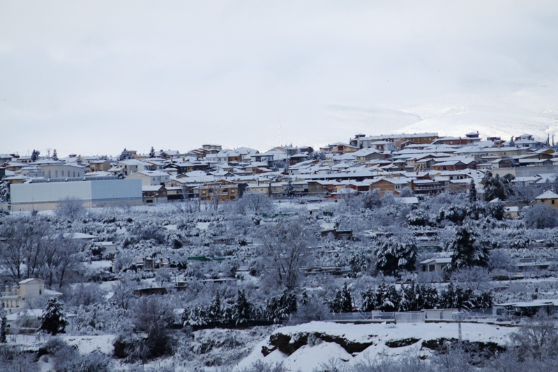 Parroquia sierra nevada: Nieve en Gójar, Otura, Alhendín, Granada