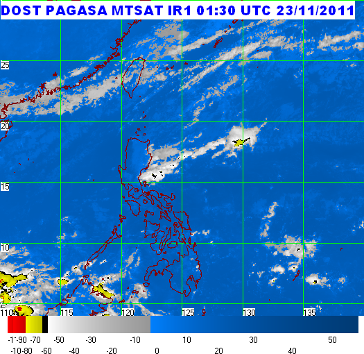Weather Forecast Philippines Today - 11.23.11 AM