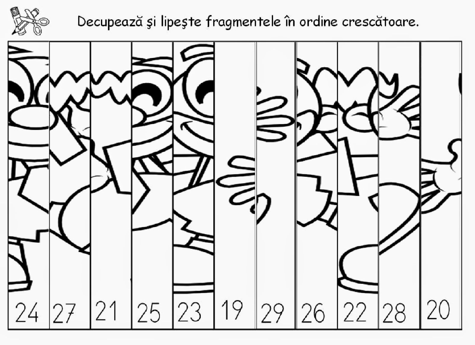 Lumea lui Scolarel...: M.E.M: „Puzzle cu numere”