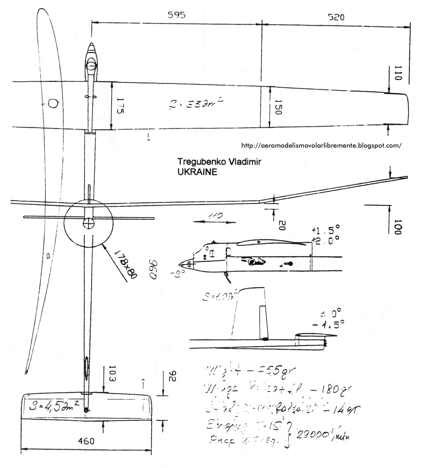 Volar Libremente - Free Flight Models Airplanes: F1C de Vladimir ...