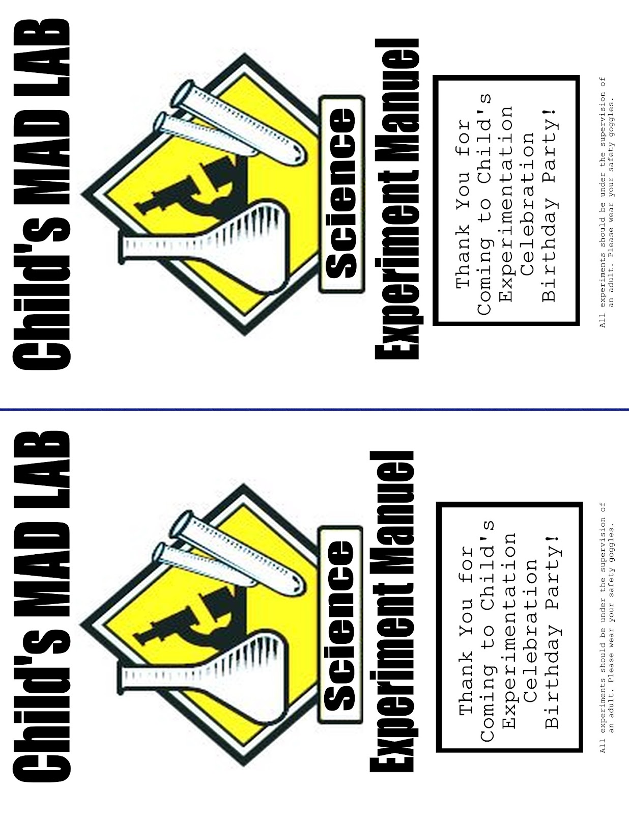 Creative and Cheap - Fun and Fabulous: Mad Science Party