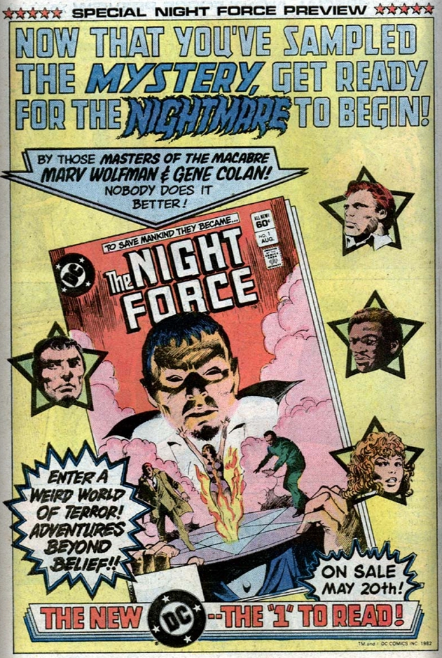 DC in the 80s: Review of Night Force v1 ongoing series (1982)