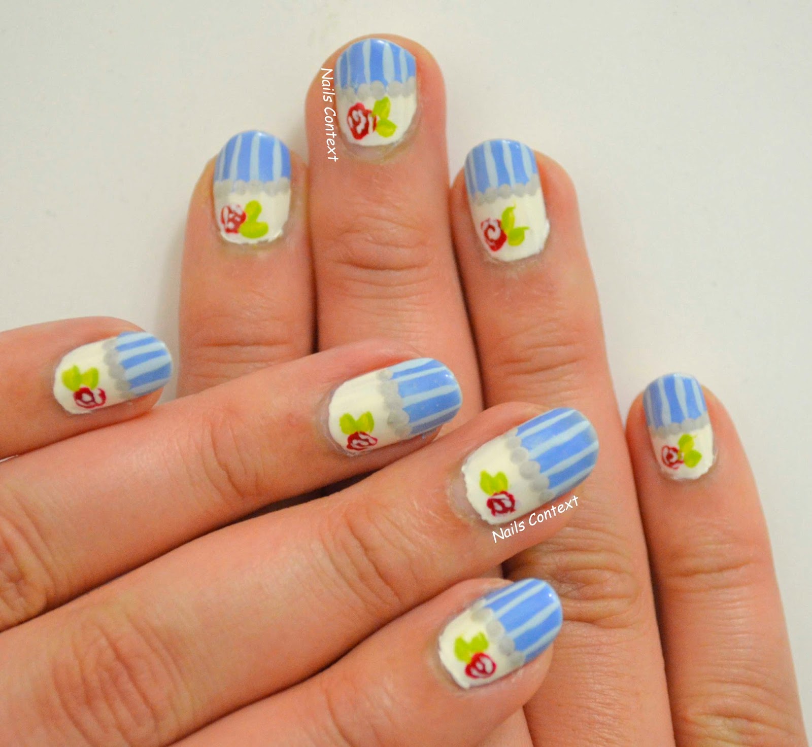 Nails Context: Vintage Cake Inspired