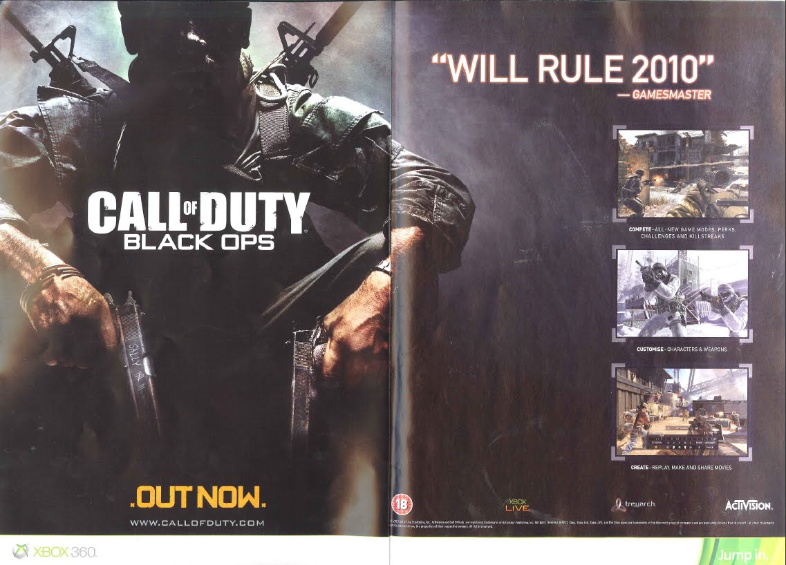 Charlotte Hodson - A2 Media Studies: 'Call of Duty' Print Advertisement