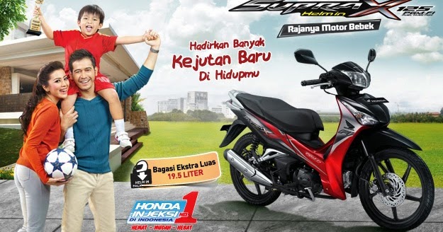Honda Supra X 125 Helm In PGM-FI - Dealer Honda Made Ferry Motor - Bali