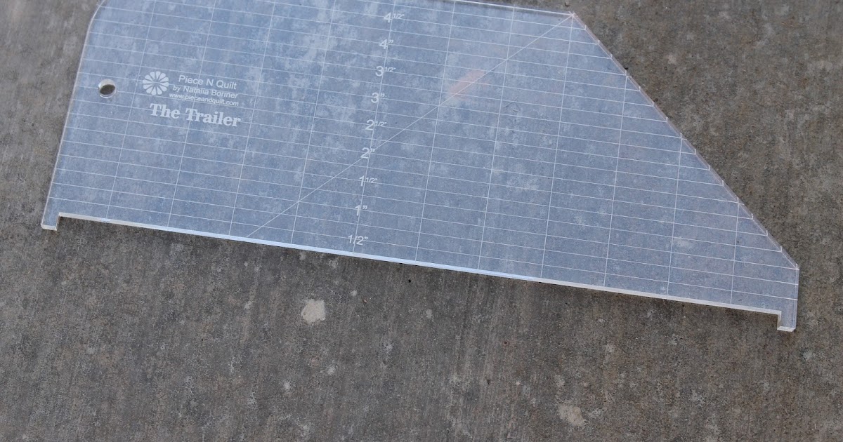 Piece N Quilt: Introducing -- The Trailer: Machine Quilting Ruler