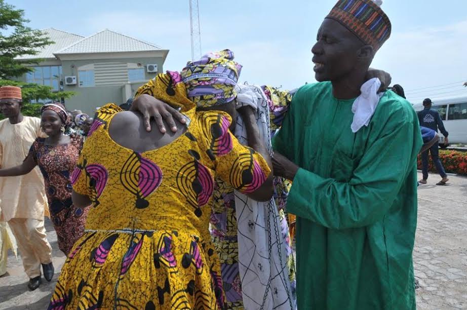 More emotional photos from the reunion between the recently released ...