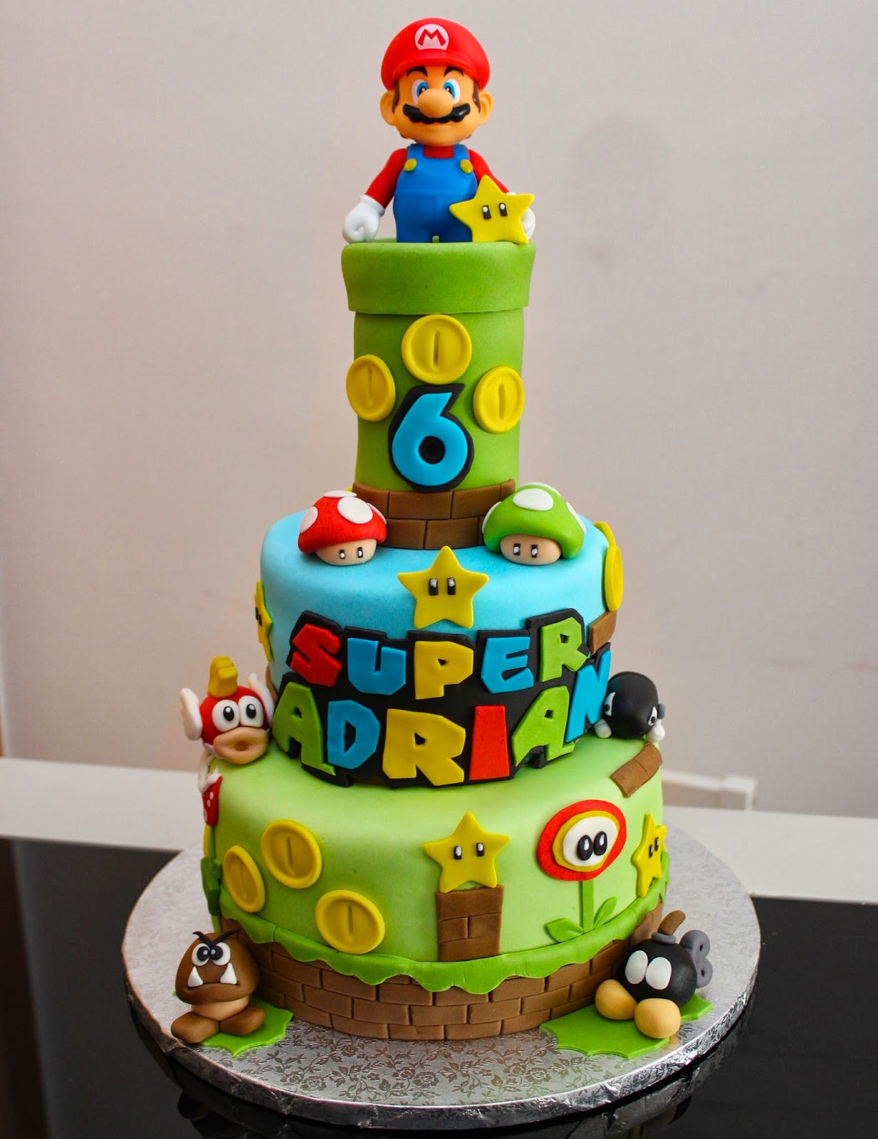 Pin de Mary en Cakes | Pastel de mario bros, Tarta de super mario ...