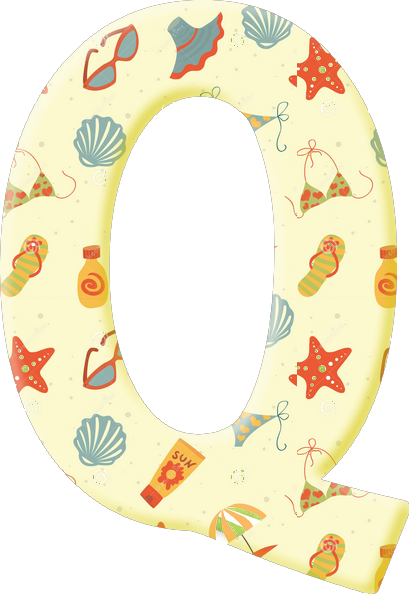 Abecedario de Verano. Summer Alphabet. - Oh my Alfabetos!