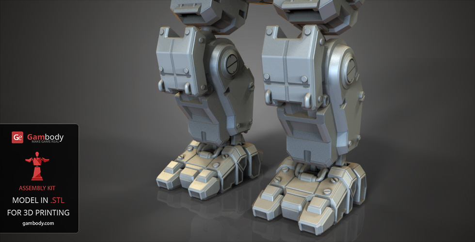 MechWarrior - Battlemaster 3D Printable Model | Nixon's 3D Models