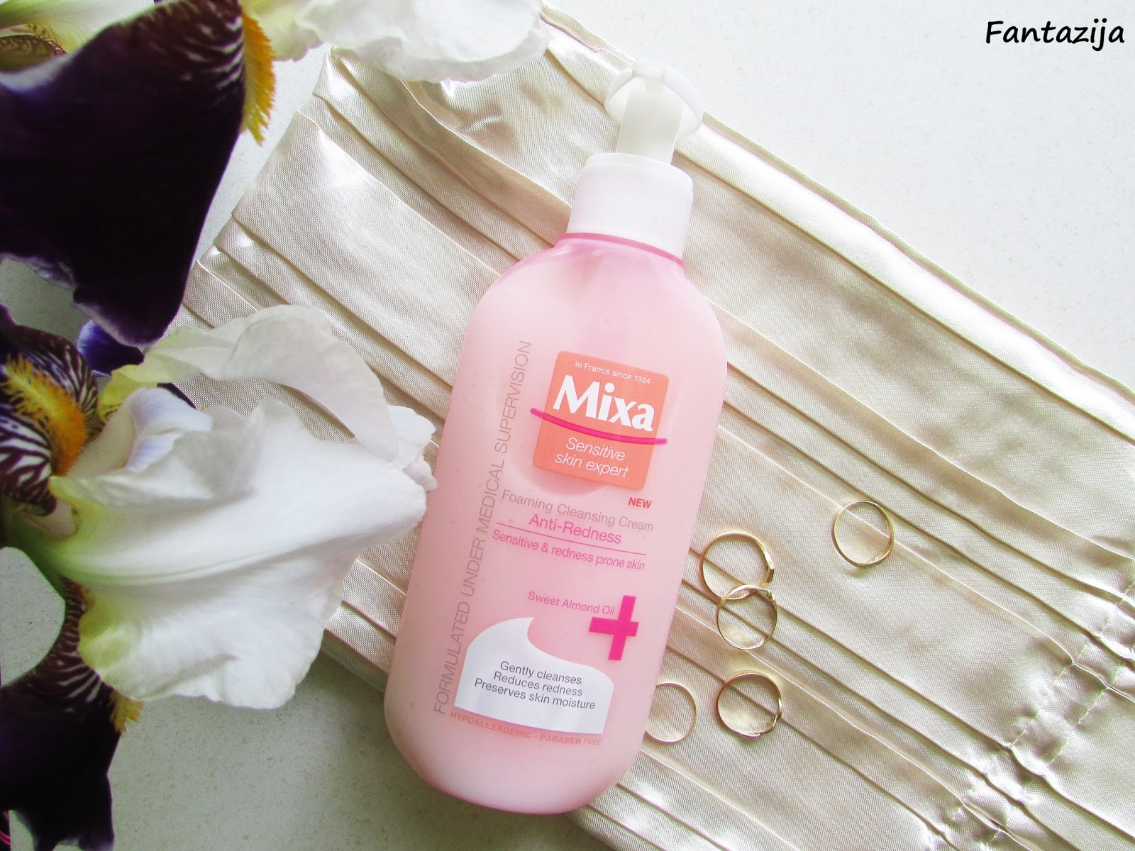 Fantazija: Mixa Foaming Cleansing Cream / Anti – Redness