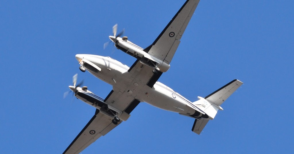 Central Queensland Plane Spotting: RAAF Beech B350 Super King Air A32 ...