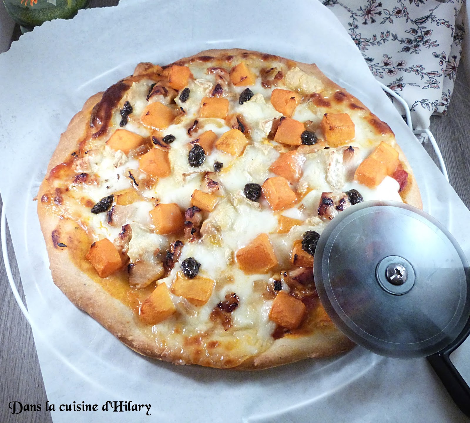 Dans la cuisine d'Hilary: Pizza chic et gourmande à la courge butternut ...