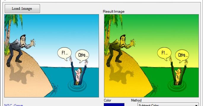 C# - Image Processing (Color Addition/Subtraction Algorithm) | WLC_Programming Knowledge