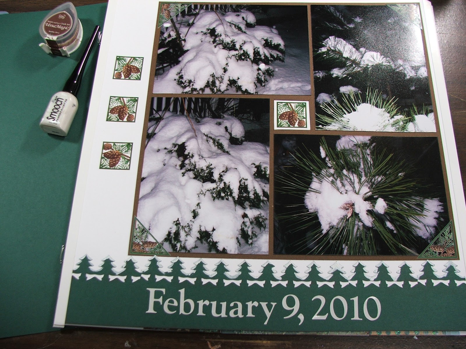 Golden Goddess Designs: Creative Memories Border Maker Tree Layout