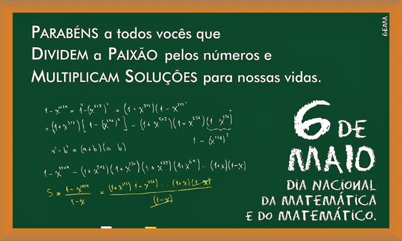 Blog Recordando Matemática : Homenagem ao Dia Nacional da Matemática!