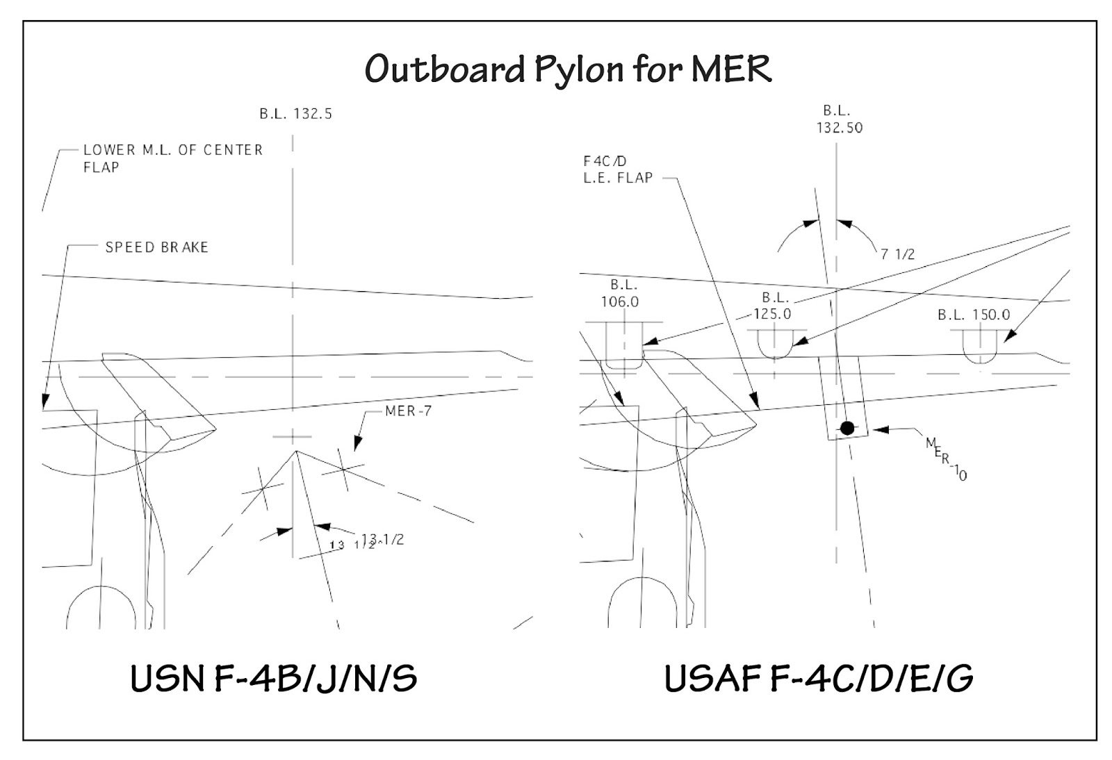 Tailhook Topics: F-4 Phantom Outboard Pylon and MER