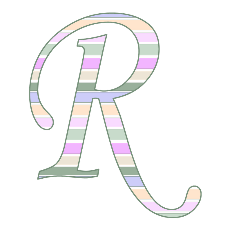 GRANNY ENCHANTED'S BLOG: "Pastel Stripes" PNG Free Capital Scrapbook ...